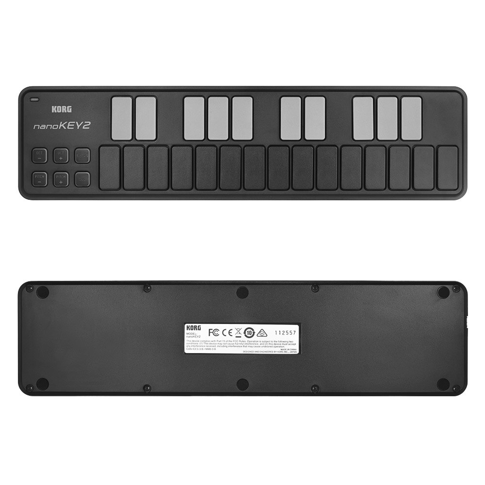 KORG nanoKEY2 Slim-Line Tragbare USB MIDI Tastatur... – Vicedeal