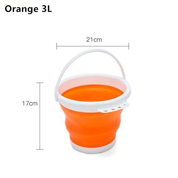3L Folding Bucket with Collapsible Plastic Foldabl... – Vicedeal