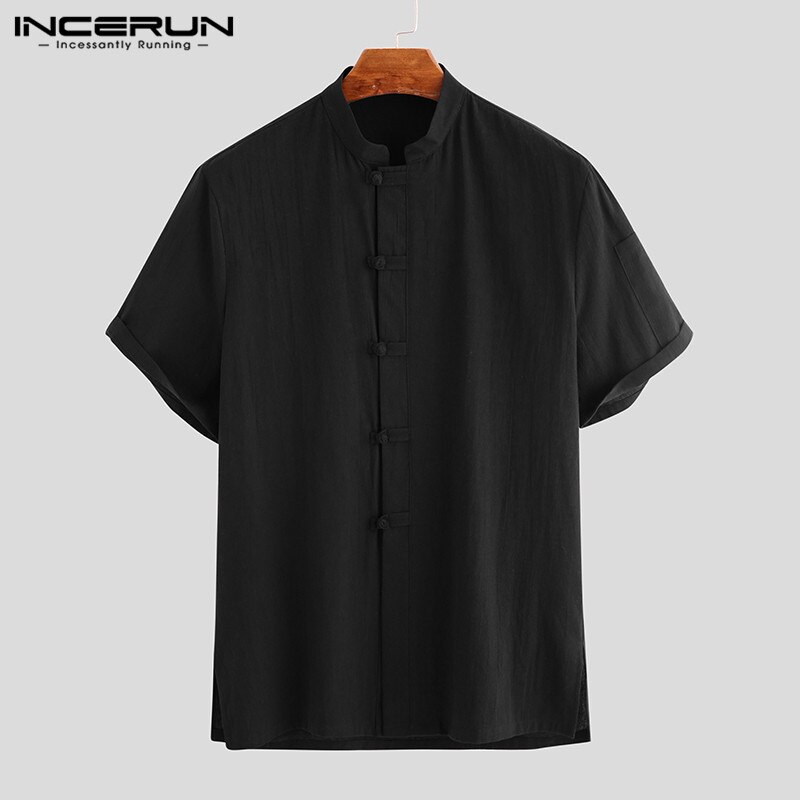 INCERUN Men Chef Jackets Solid Kitchen Restaurant ... – Grandado