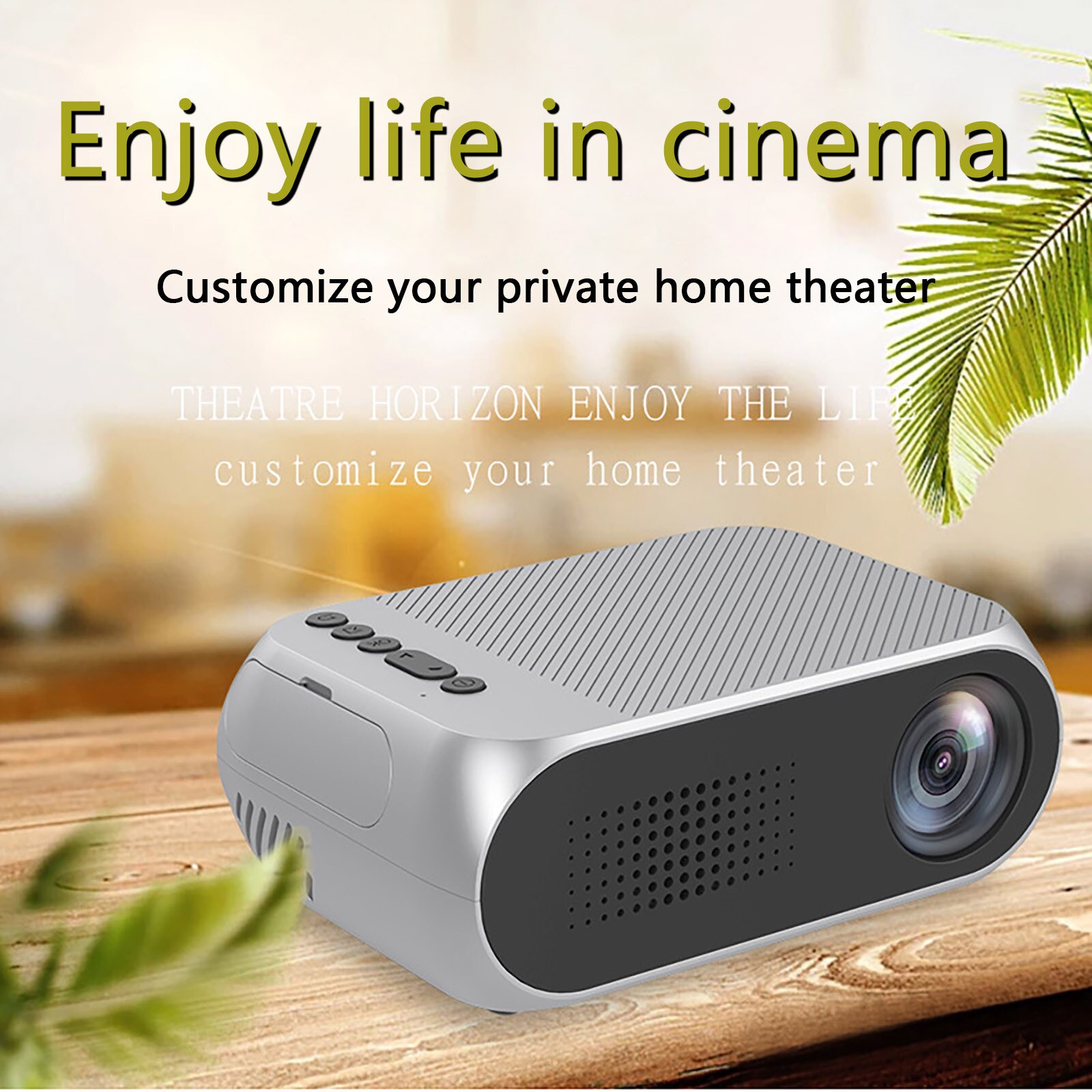 Ouhaobin Mini Projector Household Cross-border Led... – Grandado