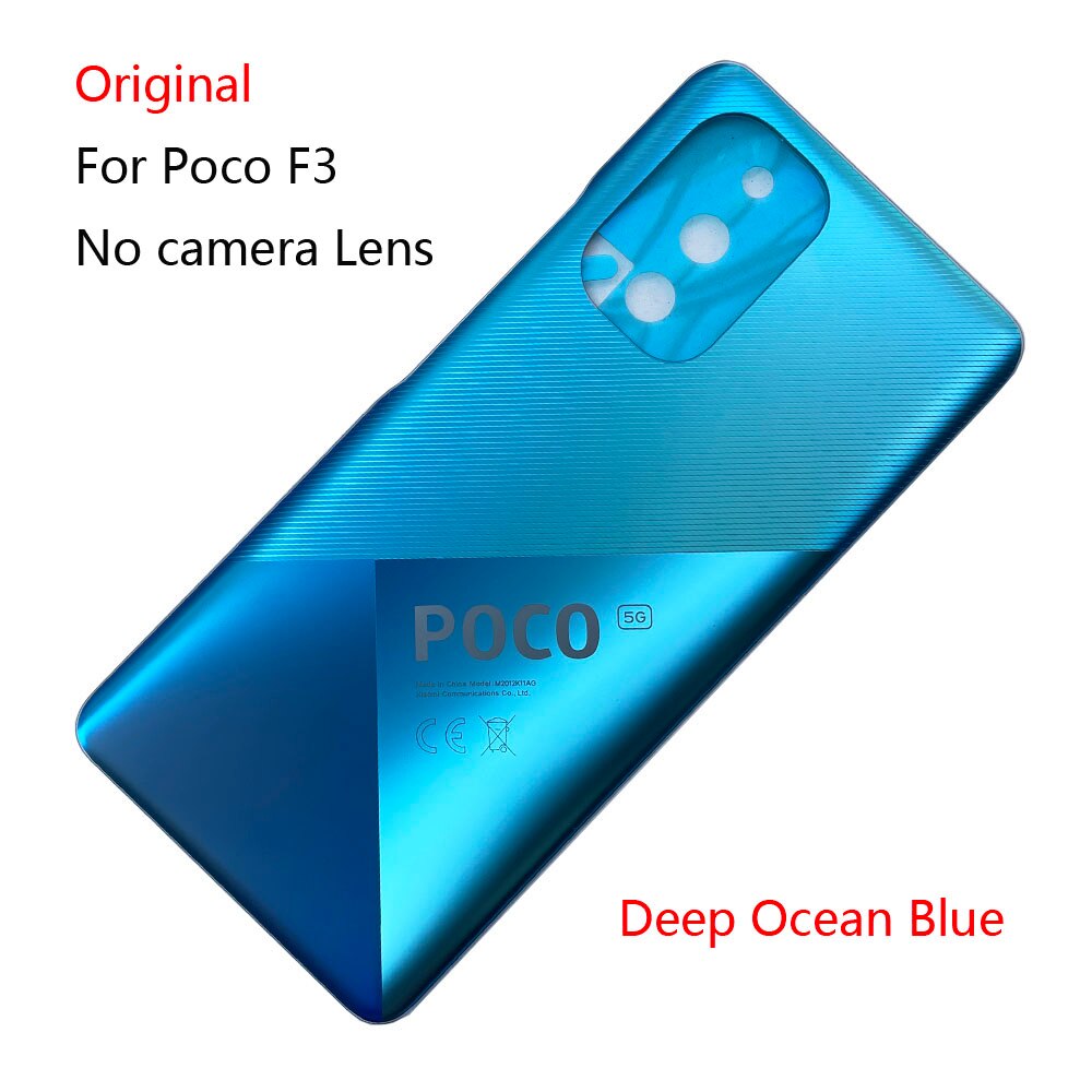 Poco F3 Original Back Glass Cover For Xiaomi Poco ... – Grandado