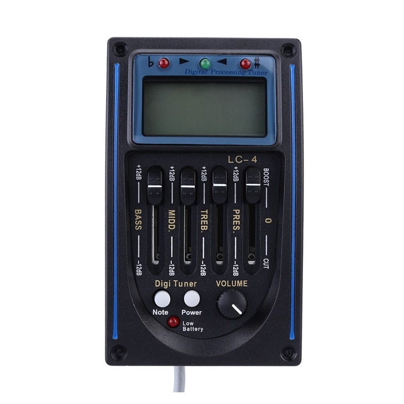 EQLC-4 4-Band EQ Equalizer System Acoustic Guitar ... – Grandado