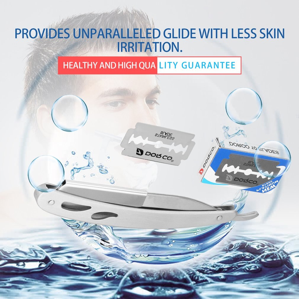 Manual Shaver Straight Edge Stainless Steel Sharp ... – Vicedeal