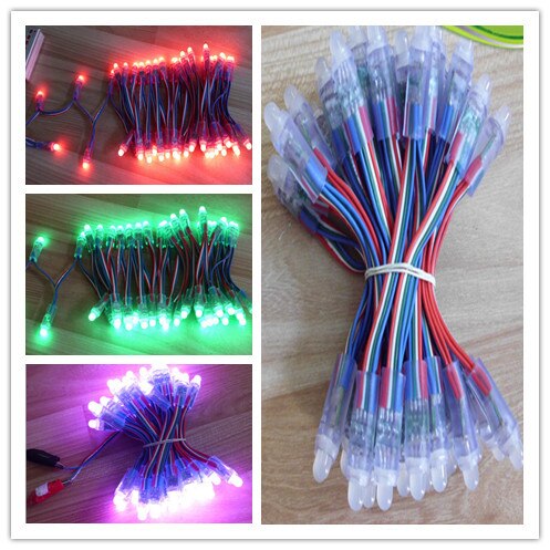 50leds 12mm WS2811 RGB LED Modules Light IP68 Wate... – Grandado