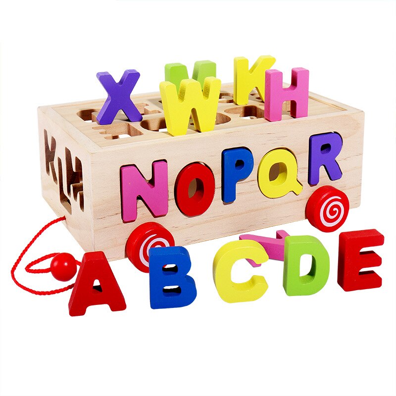 Wooden Matching Car Number Shape Letter Memory Mat... – Grandado
