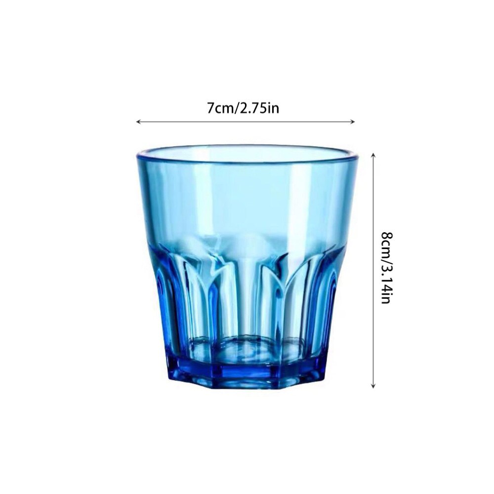 4Pcs Cups Acrylic Transparent Cups Hotel Shatterpr... – Grandado