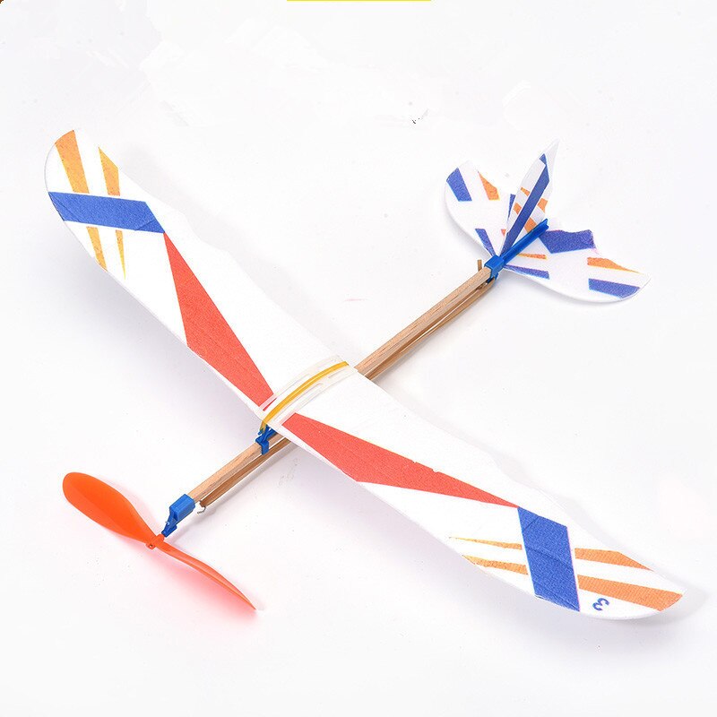 DIY Hand Throw Flying Glider Planes Elastic Rubber... – Grandado