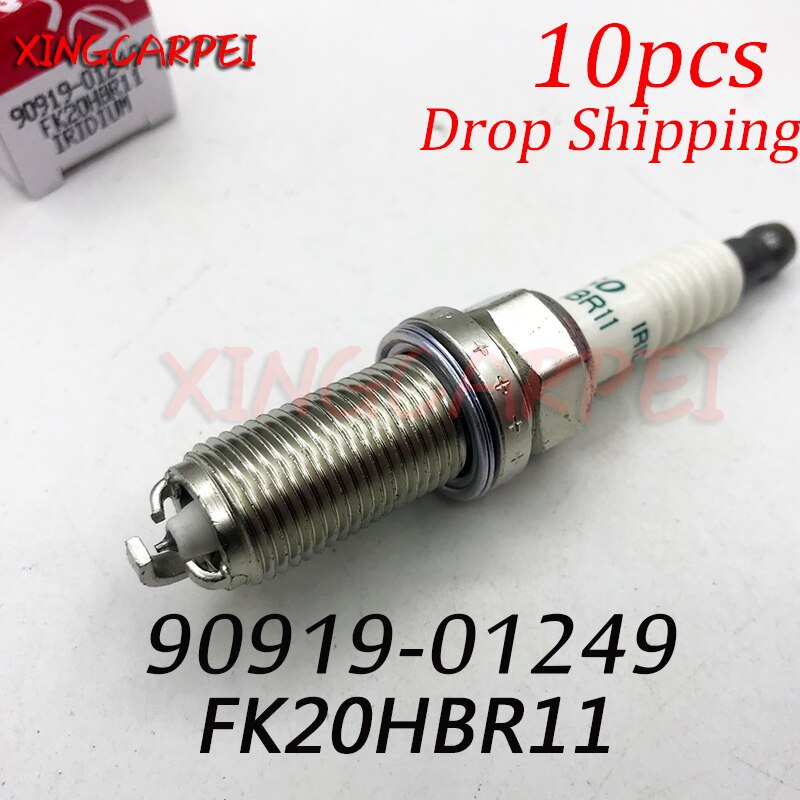 10pcs 90919-01249 FK20HBR-11 Iridium Spark Plug Fo... – Grandado