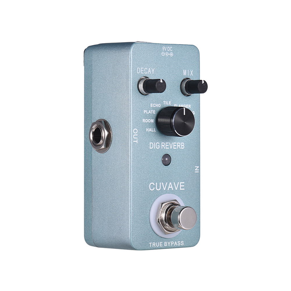 Digital Reverb Guitar Effect Pedal 9 Reverb Types ... – Vicedeal