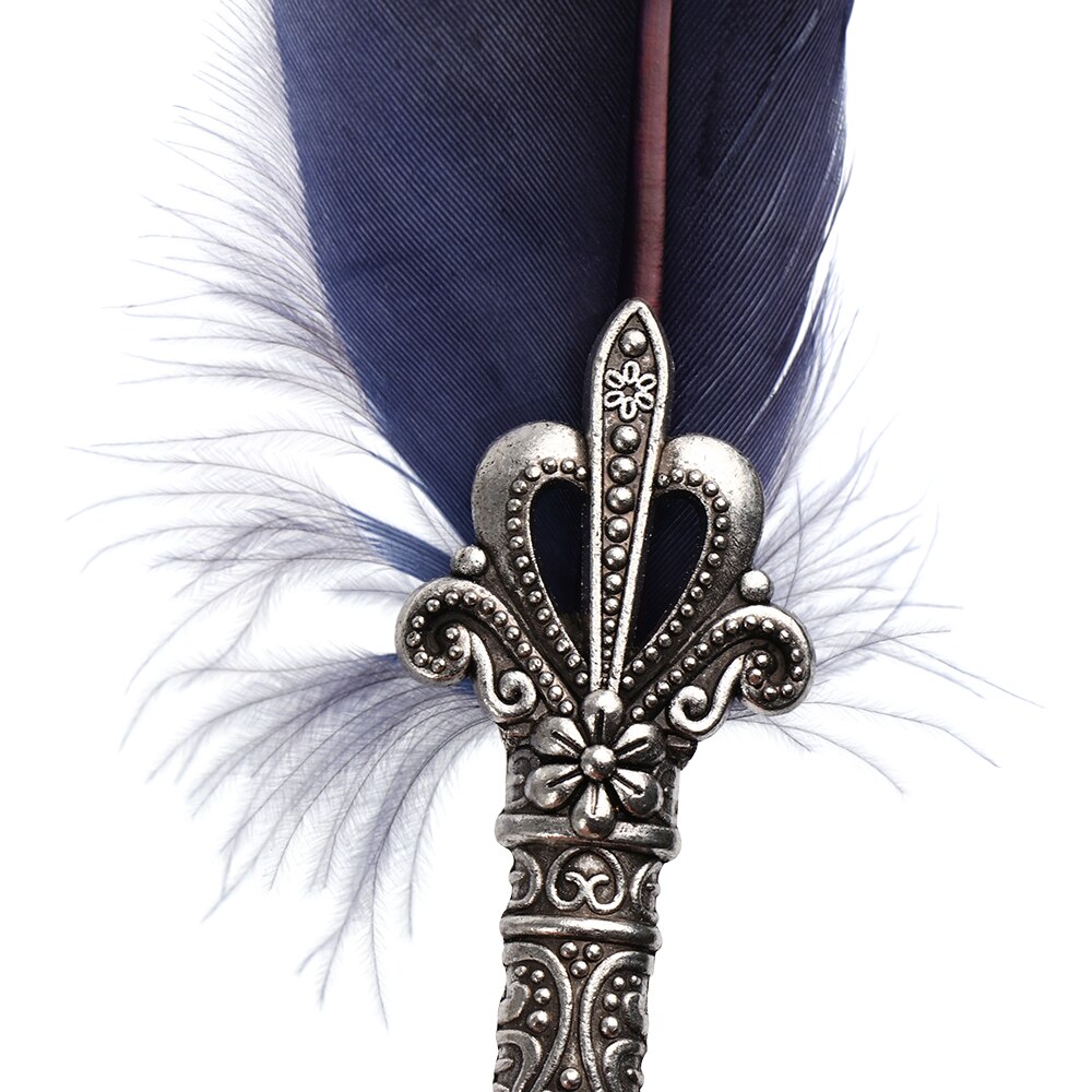 Alloy Feather Feather Dipping Pen with 5 Nib Luxur... – Grandado