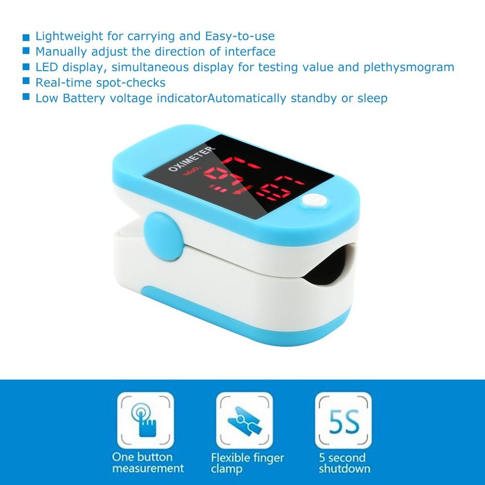 1 Pcs Oximeter Finger Clip Digital Finger-Clip Pul... – Grandado