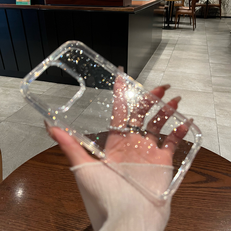 Senior Sparkling Bling Transparent Phone Case For ... – Grandado