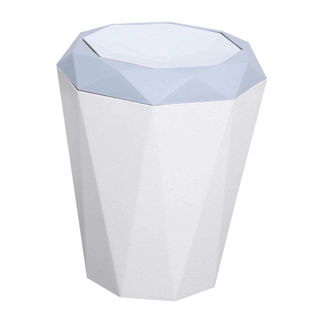 Modern Simple Home Rubbish Bin Trash Can Plastic W... – Grandado