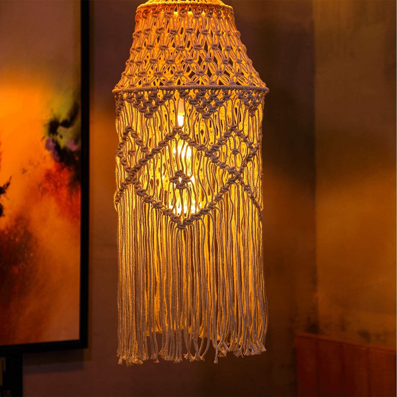 Practical Knitting Lamp Shade Ceiling Light Shade ... – Grandado