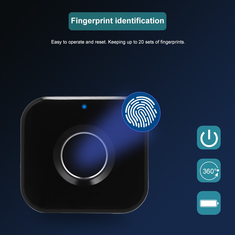 Keyless Fingerprint Cabinet Lock Biometric Electri... – Vicedeal
