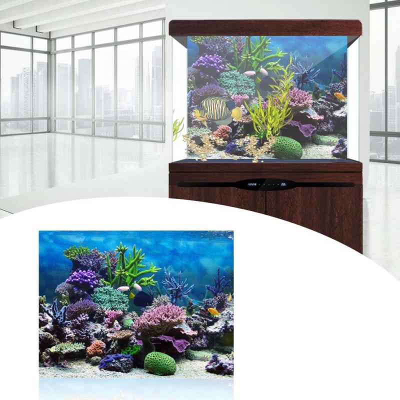 8 Sizes PVC Adhesive Underwater Coral Aquarium Fis... – Grandado
