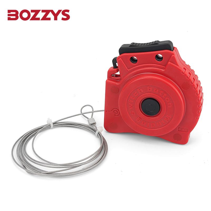 BOZZYS Adjustable Cable Lockout Tagout Locks Red N... – Grandado