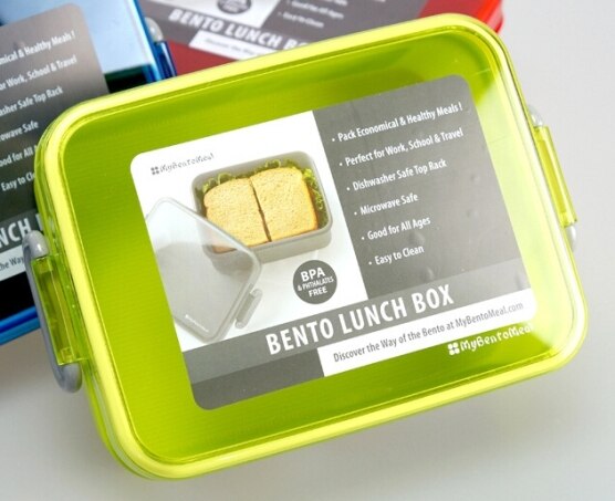 Bento Lunch Box Fully Sealed Western single plasti... – Grandado