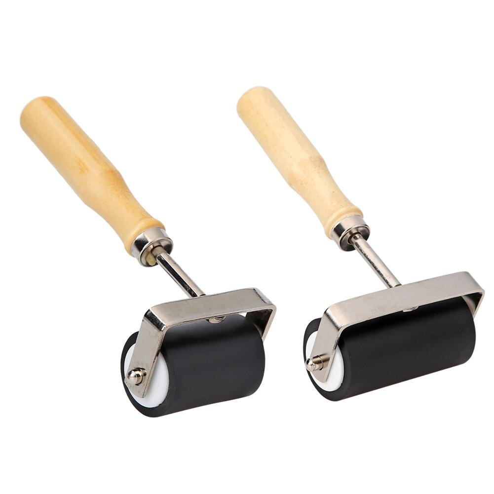 Heavy Duty Hard Rubber Roller Wooden Handle Printi... – Grandado