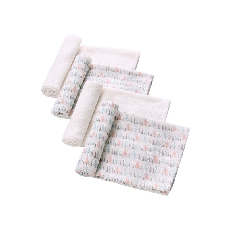 4-Pack Gauze Muslin Square For Babies, Washable Di... – Grandado