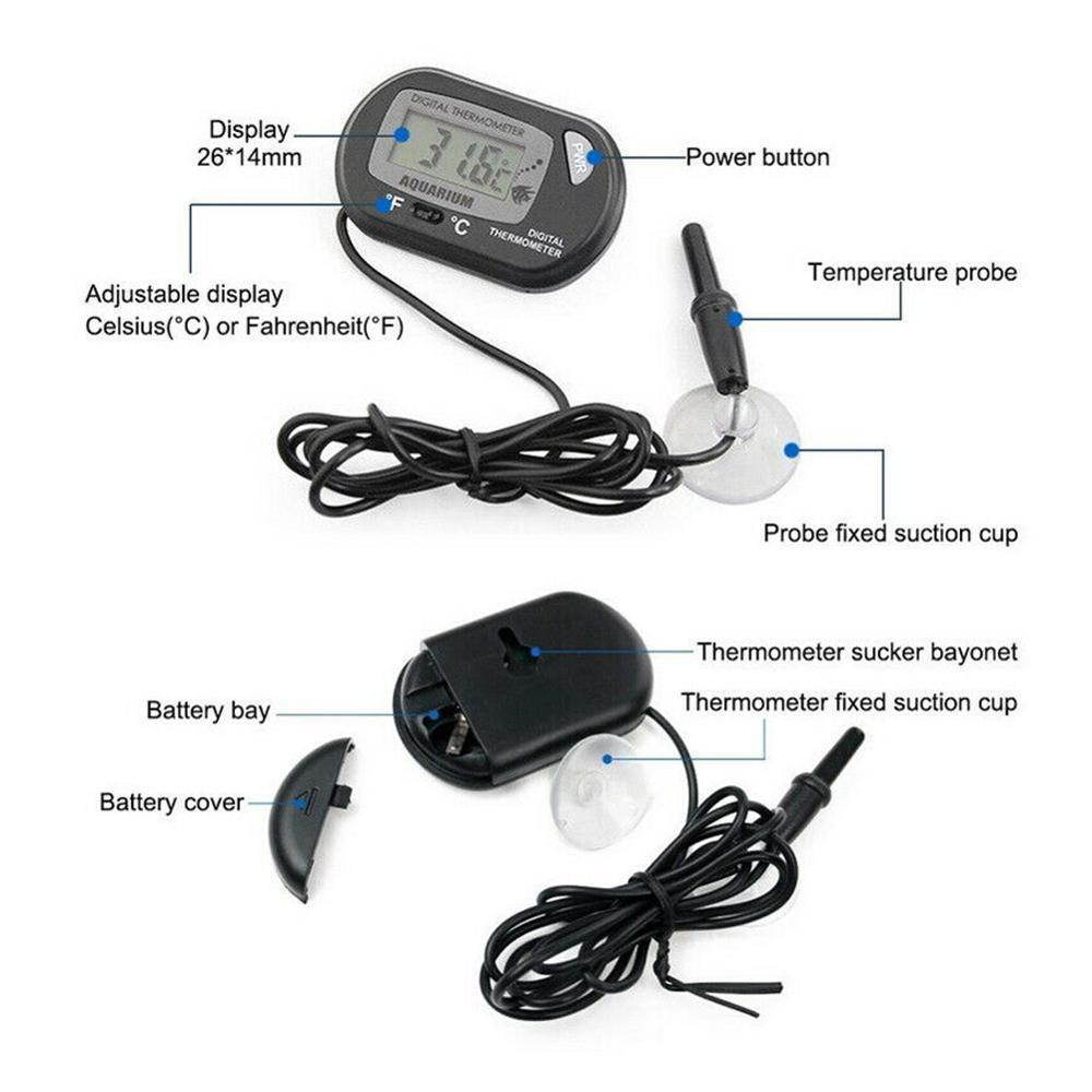 1Pc Digitale Lcd-scherm Sensor Aquarium Water Ther... – Grandado