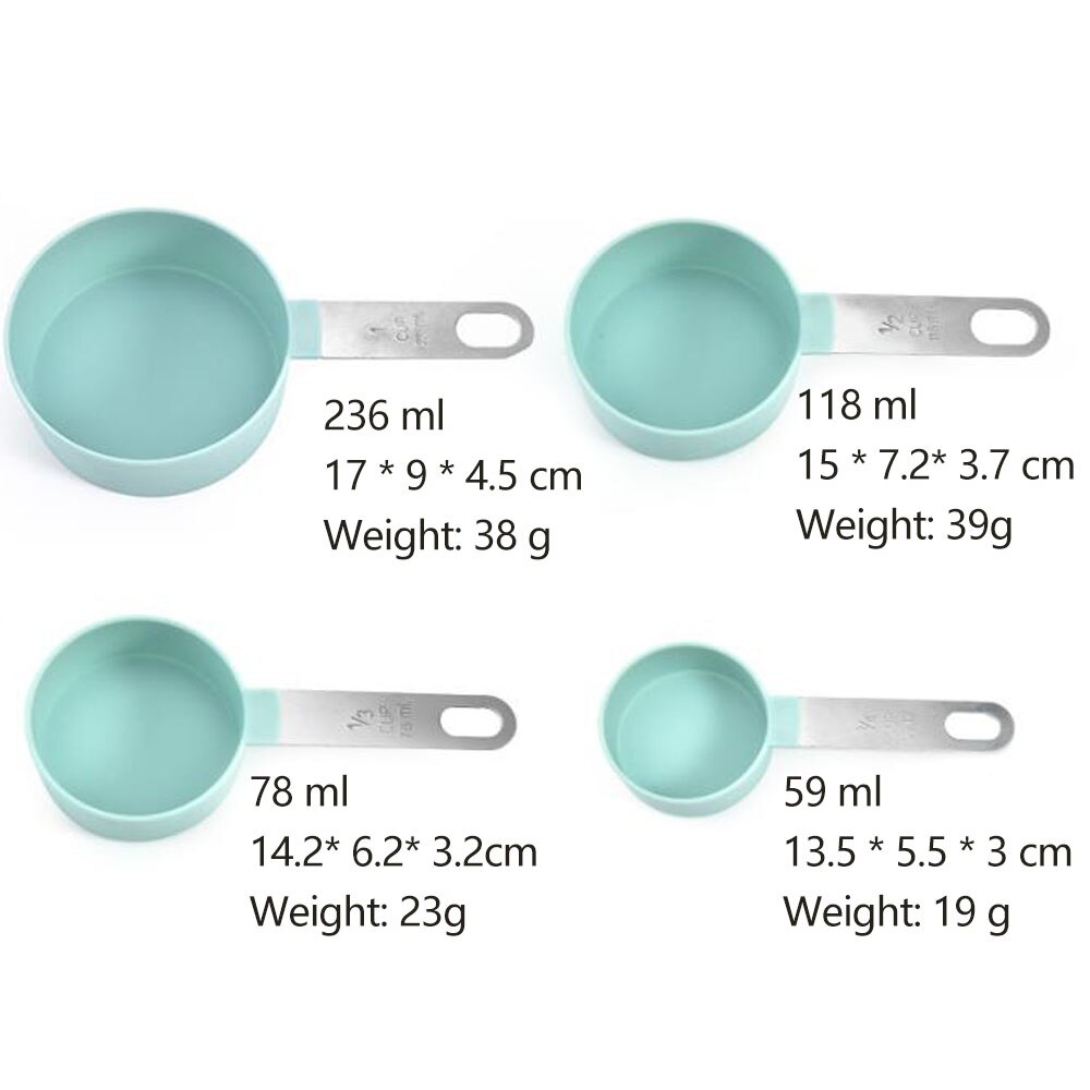 8PCS/Set Measuring Cups Spoons Kitchen Baking Cook... – Grandado