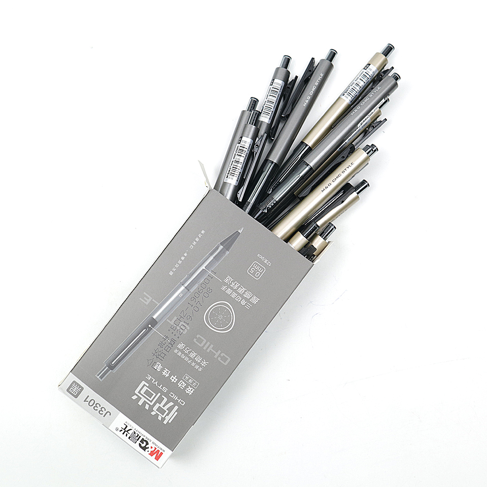 M&G Press Type Gel Pen Black Ink 0.5mm Office Supp... – Vicedeal
