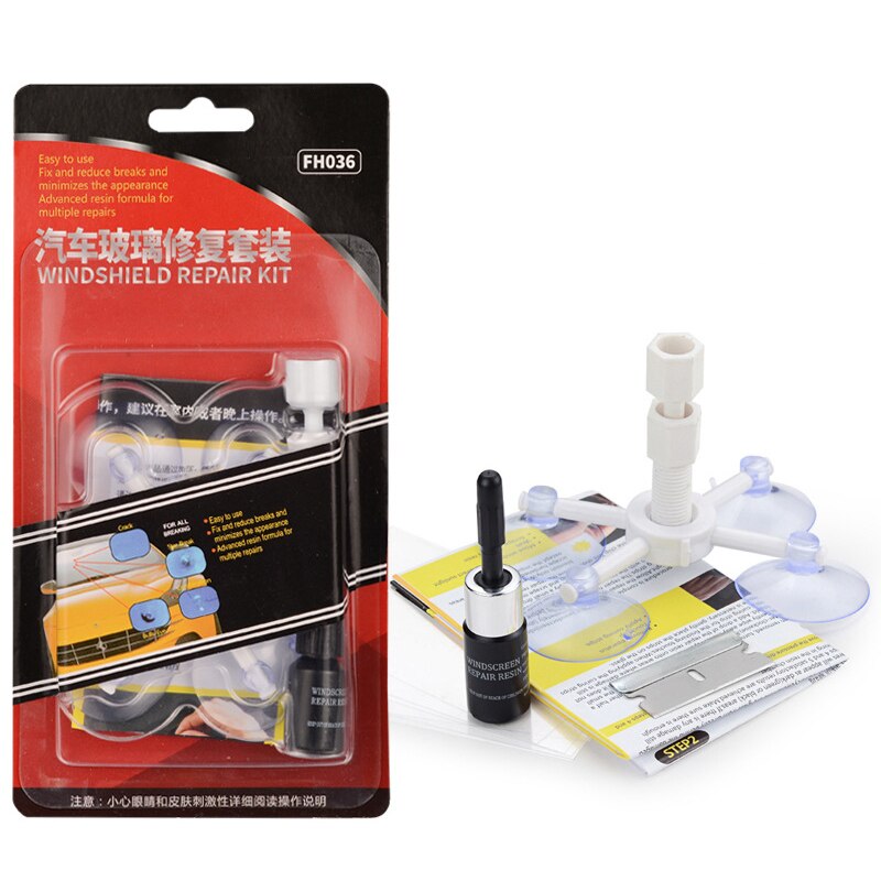 1 Set Voorruit Reparatie Kit Autoruit Glas Kras Cr... – Grandado