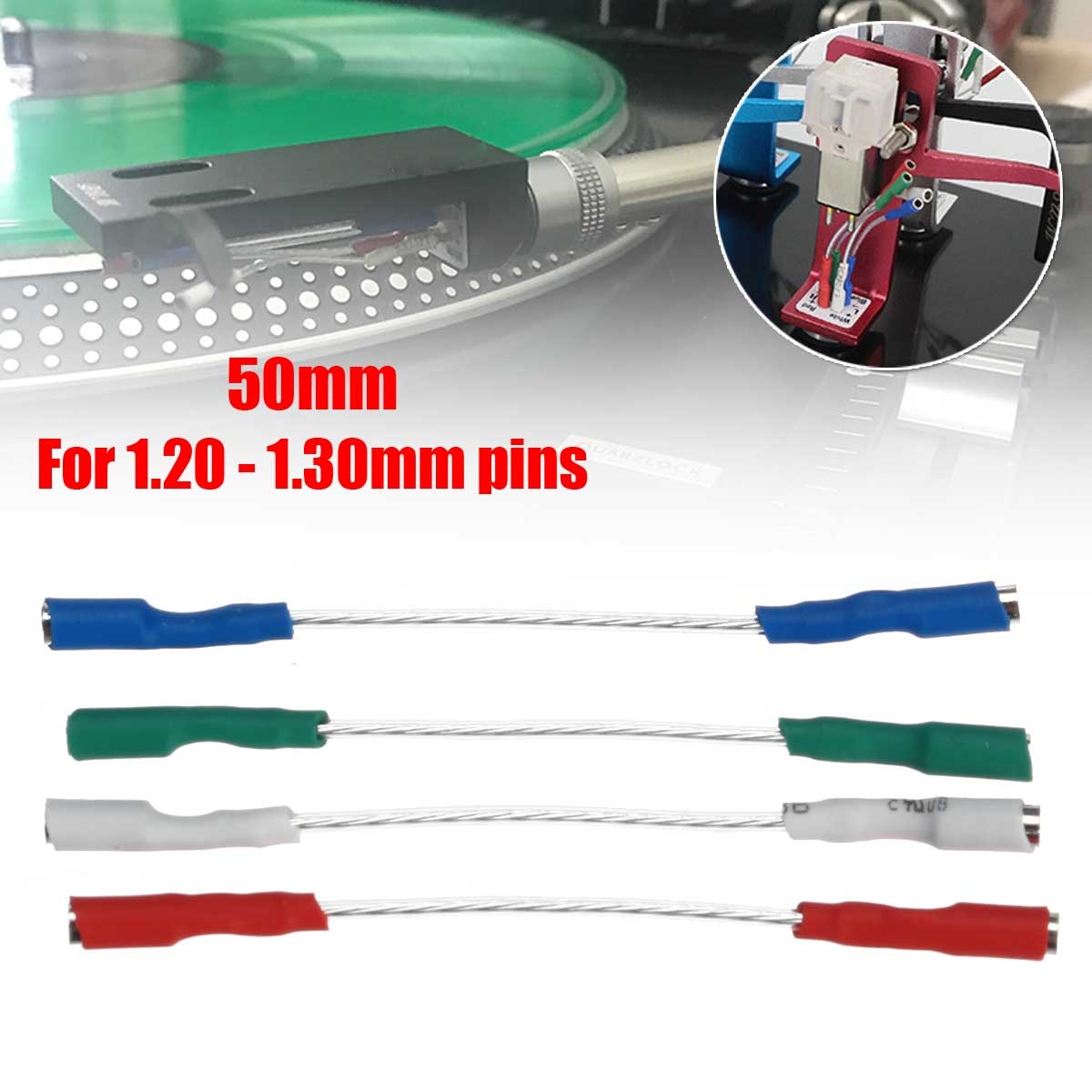 4Pcs 50mm 5N Pure Sliver Leads Header Wire Cable U... – Vicedeal