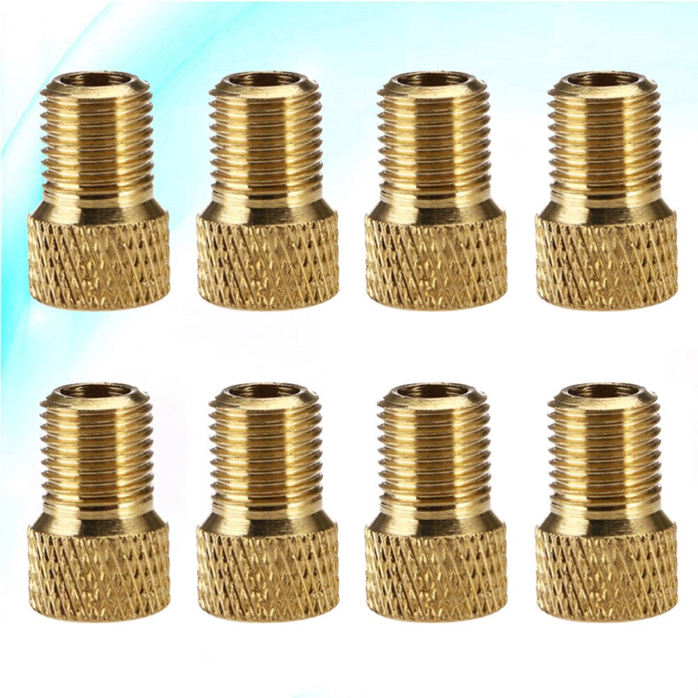 8PCS Bike Copper Air Compressor Valve Converter Bi... – Vicedeal