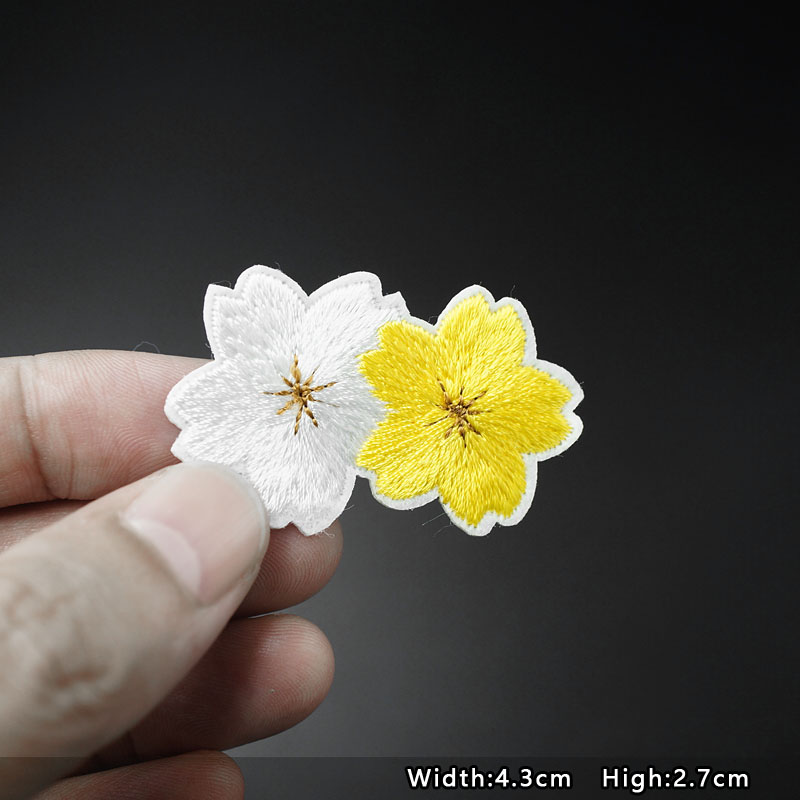 Sakura Patches Embroidery For T-Shirt Iron On Appl... – Grandado