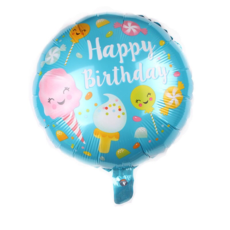 18 Pulgadas 1 Piezas Feliz Cumpleaños Globos De Pa Grandado