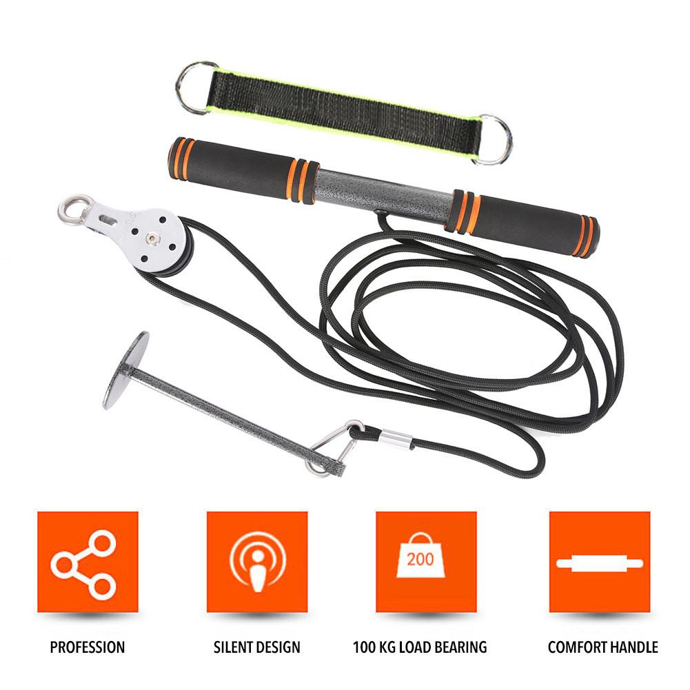 Forearm Wrist Roller Trainer Arm Strength Training... – Vicedeal