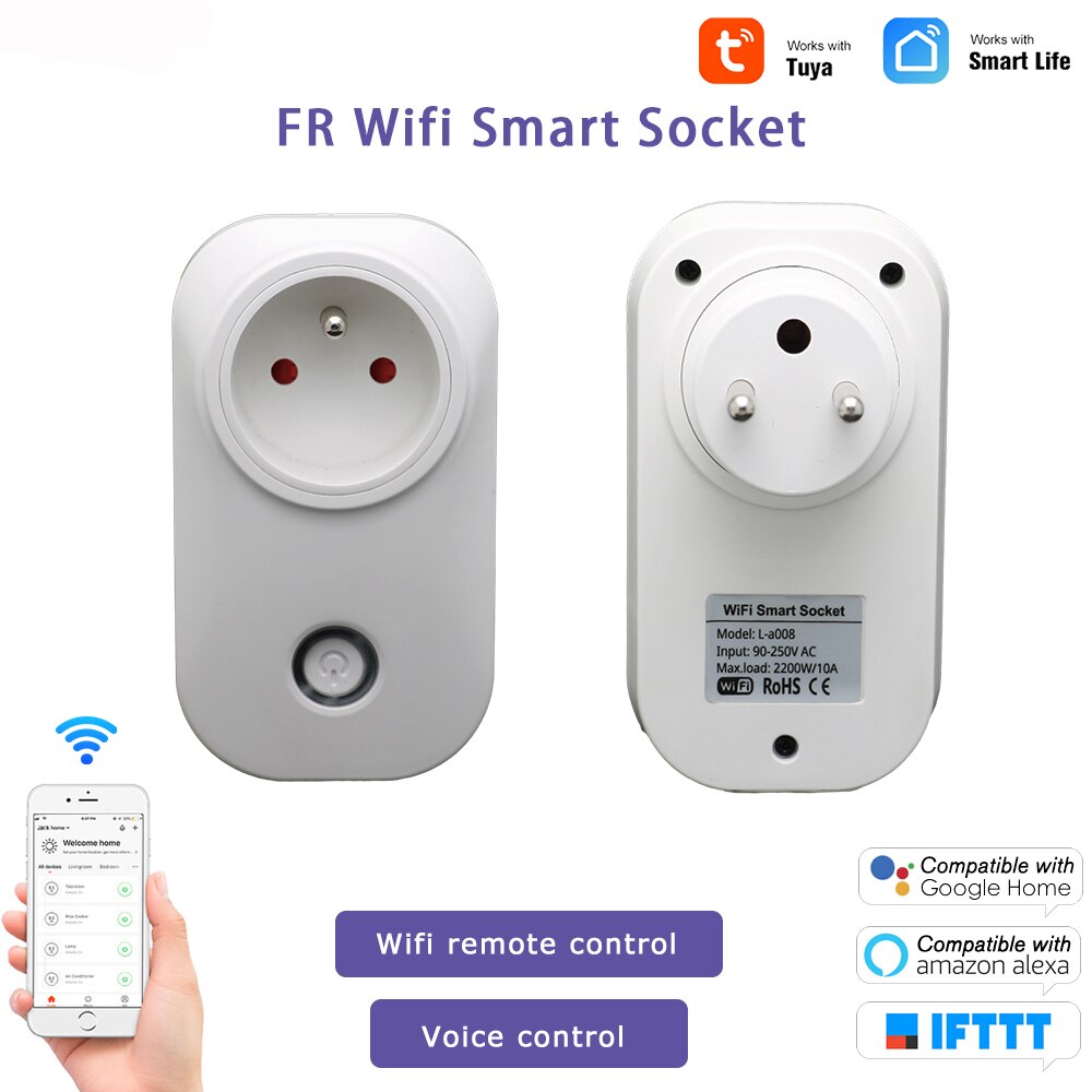 Smart Leven Wifi Stopcontact Tuya Smart Socket Sto... – Vicedeal