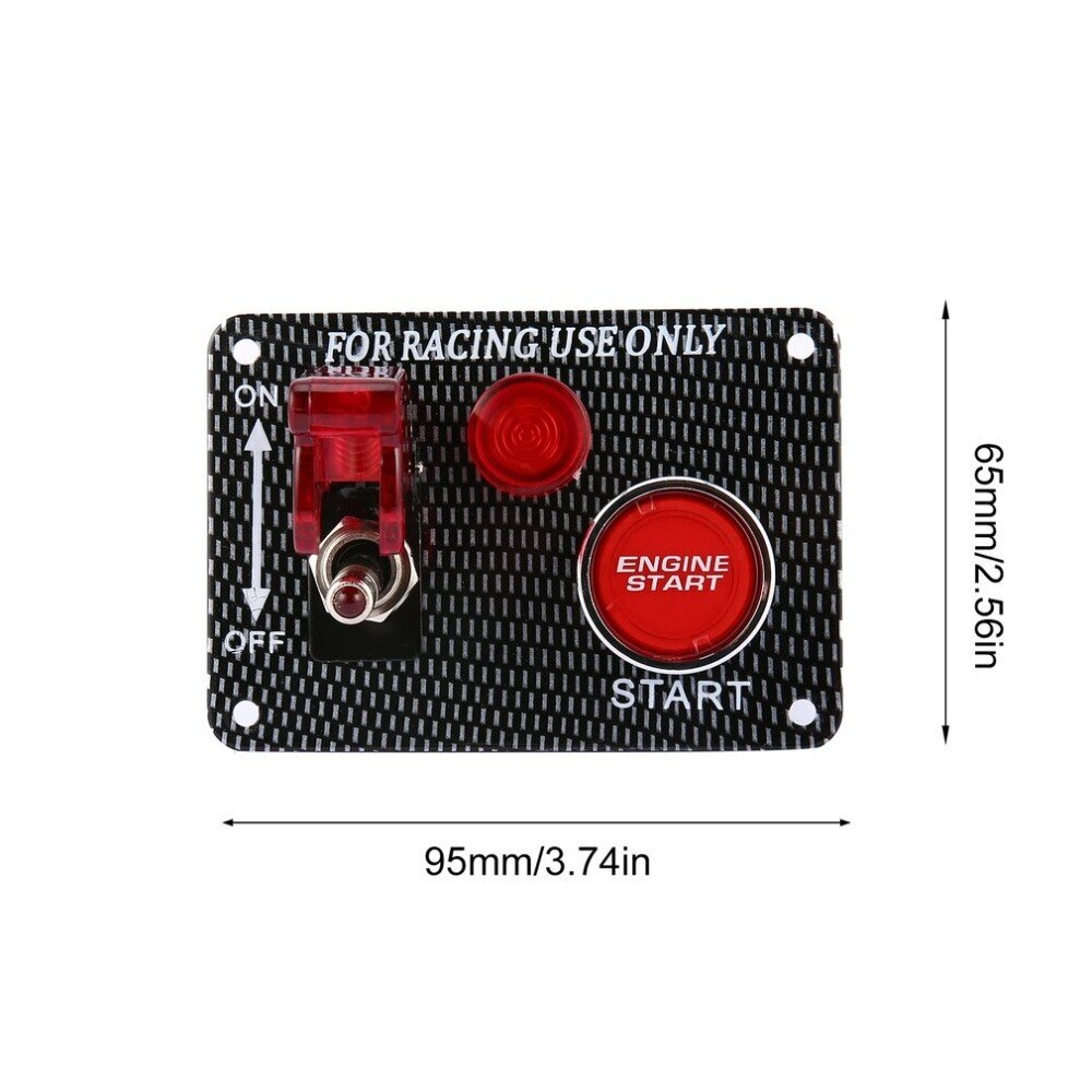 Racing Car 12V Ignition Switch Panel Engine Start ... – Grandado