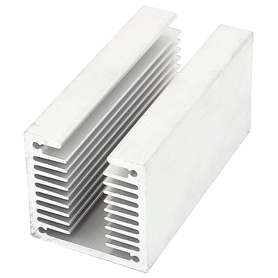 1 x silver-aluminum radiator U 80 * 40 * 40mm – Grandado