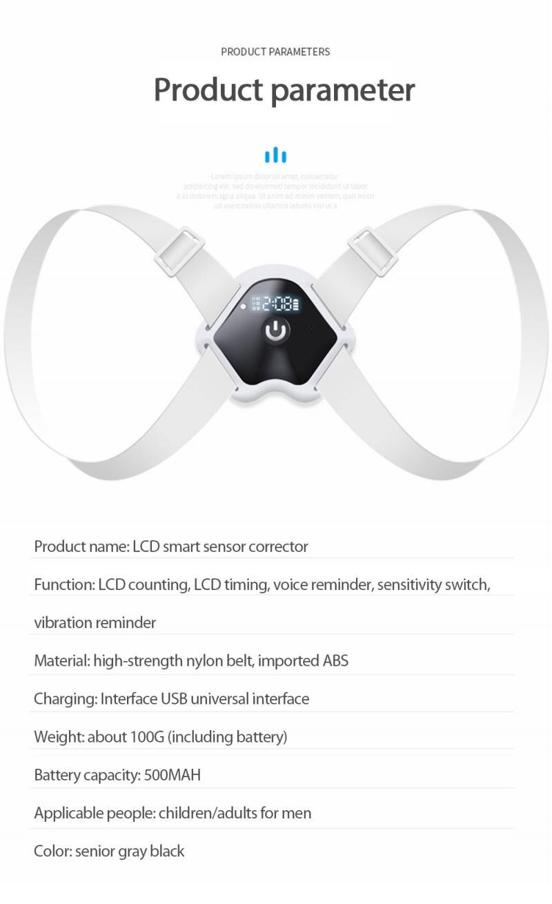 Smart Back Posture Corrector Correction Brace Supp... – Grandado