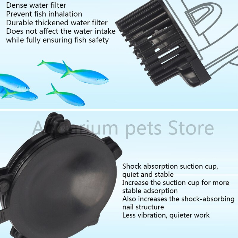 220V fish tank aquarium wave pump aquarium surf pu... – Grandado