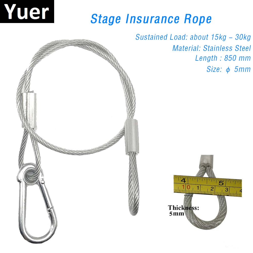 85CM Safety Cable Steel Wire Stage Light Safety Ro... – Grandado