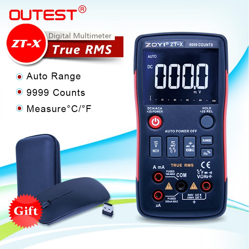 ZT-X Digitale Multimeter Knop 9999 Telt VS RM409B ... – Vicedeal