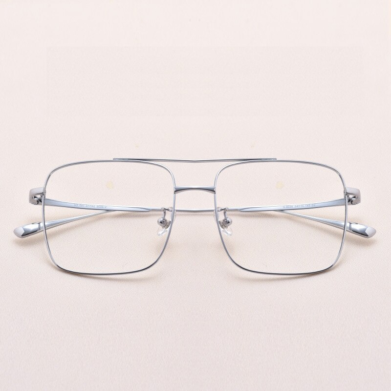 Pure Titanium Square optical glasses frame men Tre... – Grandado
