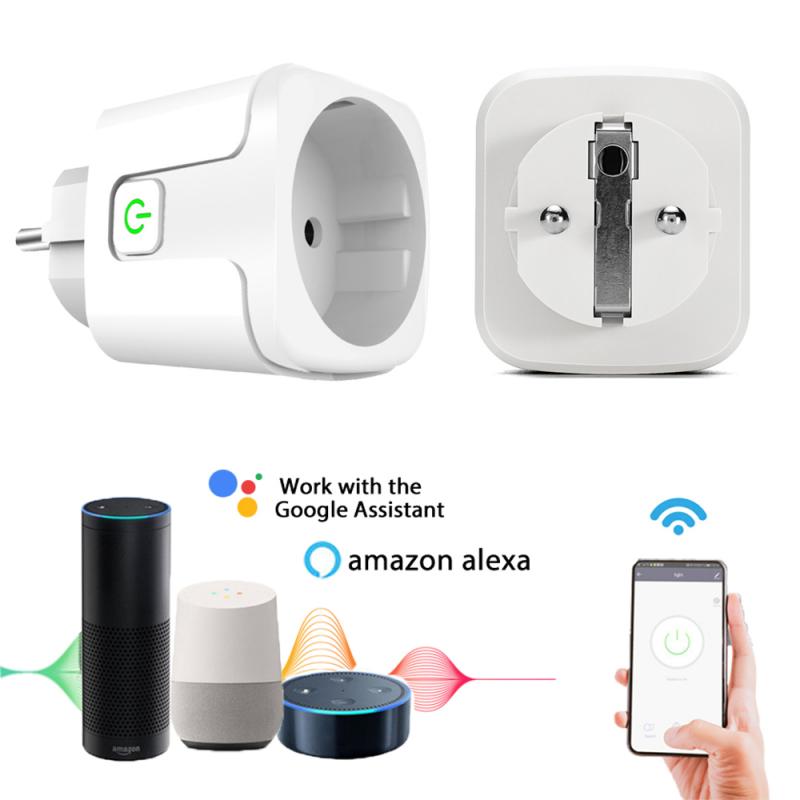 Tuya Smart Home Control Wifi EU Socket App Smart L... – Grandado