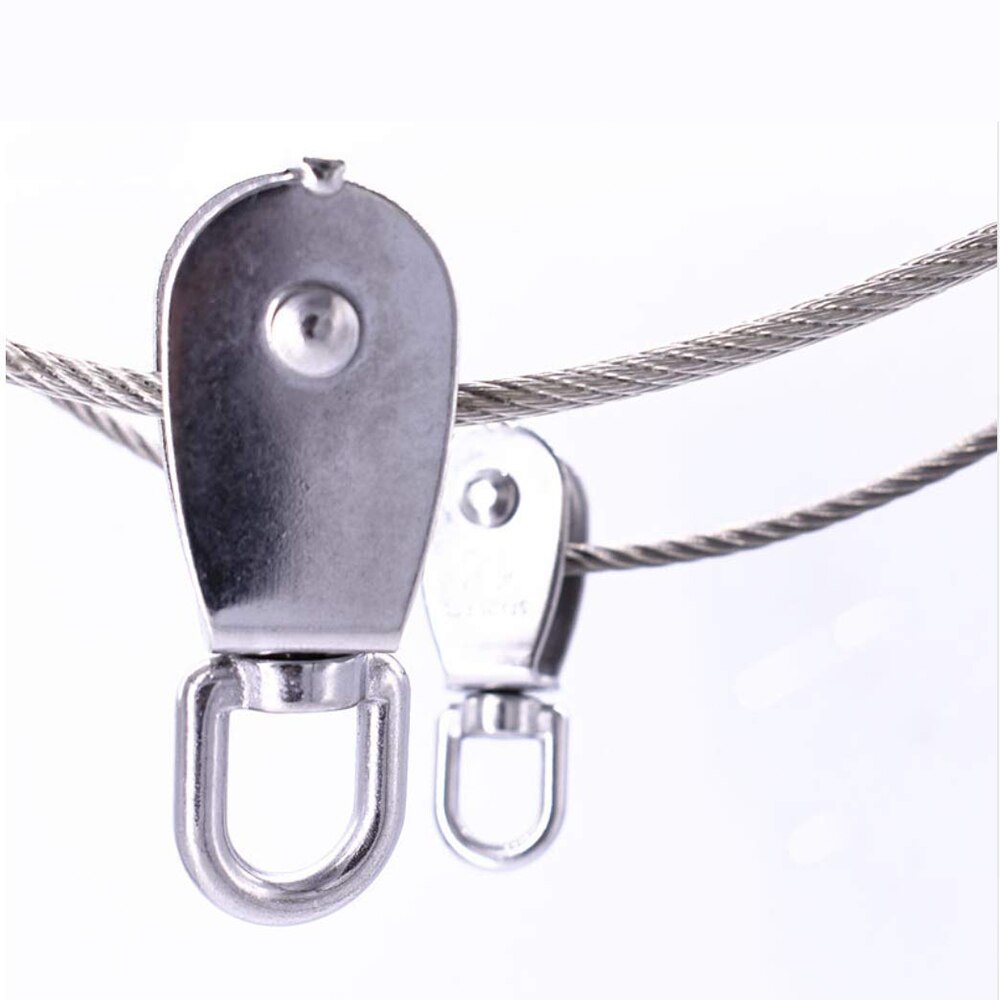 2 Pack M50 Single Pulley Block Heavy Duty 304 Stai... – Grandado