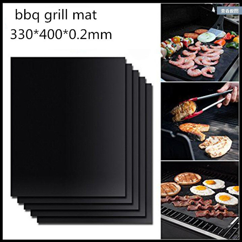 Non-stick Bbq Grill Mat 40*33Cm Bakken Mat Teflon ... – Vicedeal