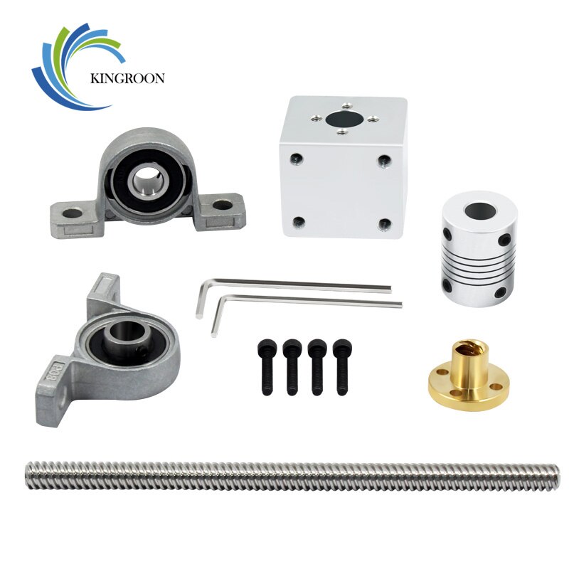 Vertical T8 Lead Screw Kit Lead 8mm KP08 Brackets+... – Vicedeal