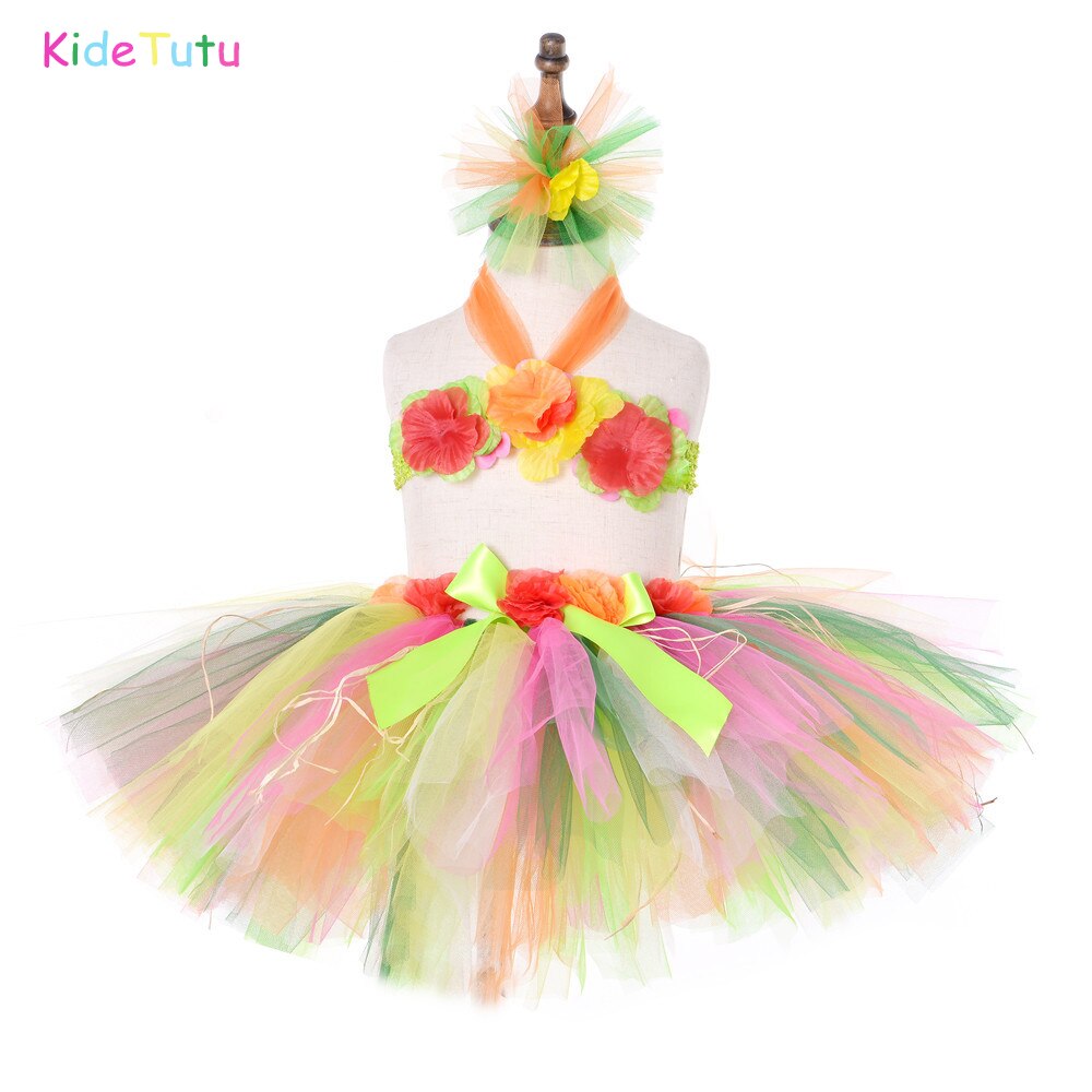 3pcs Hawaiian Hula Tutu Set Baby Girls Birthday Lu... – Vicedeal