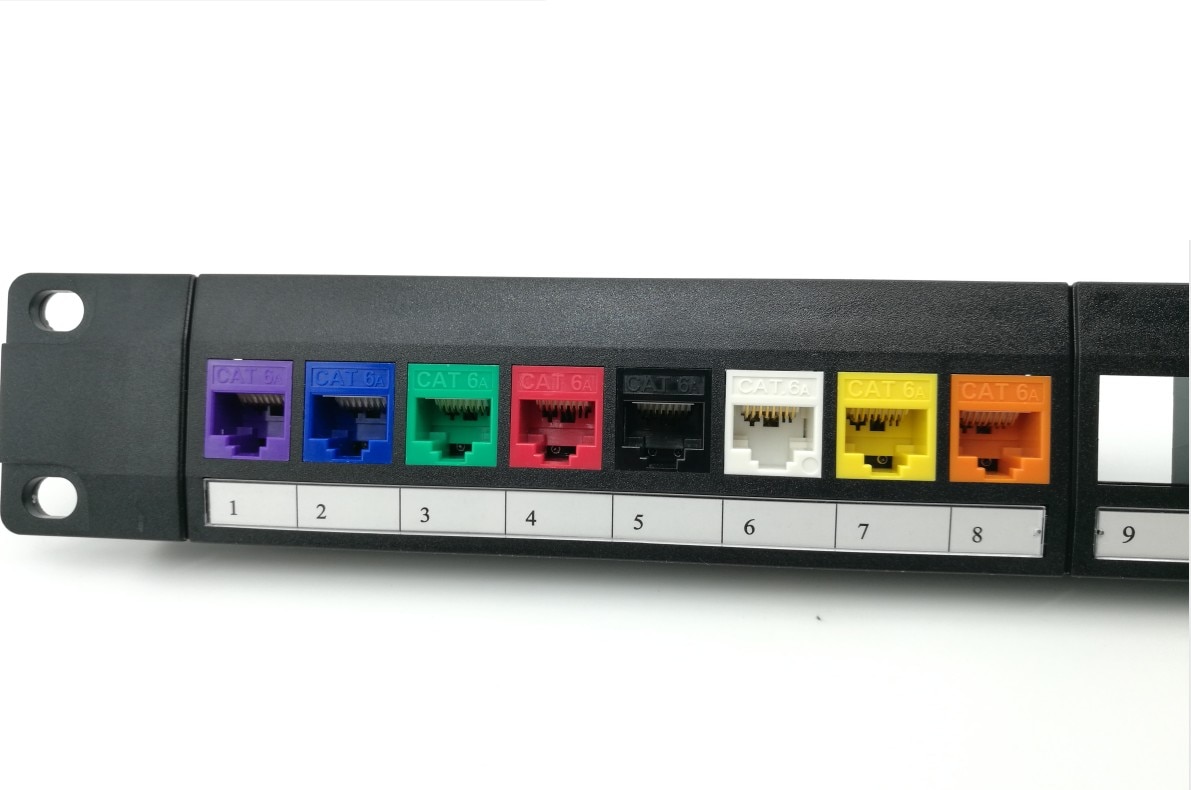 19 "1U Blank 24 Port Patch Panel UTP Rack Mount Di... – Grandado
