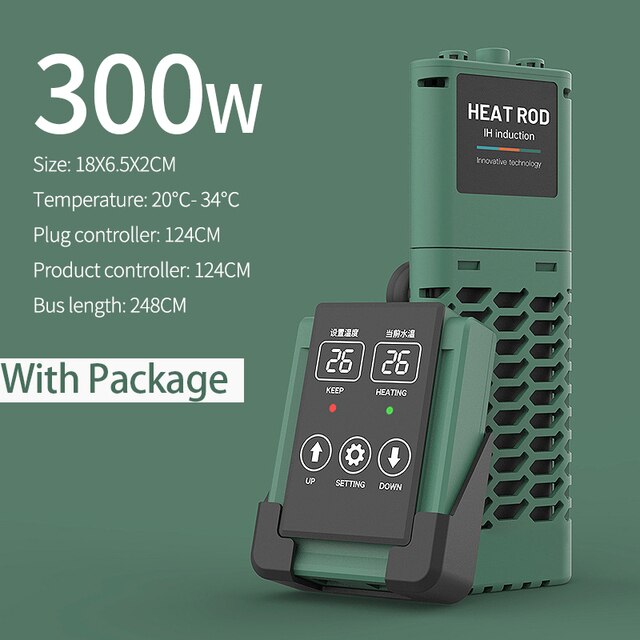 Aquarium Heater 25W/50W/100W/200W/300W Submersible... – Grandado