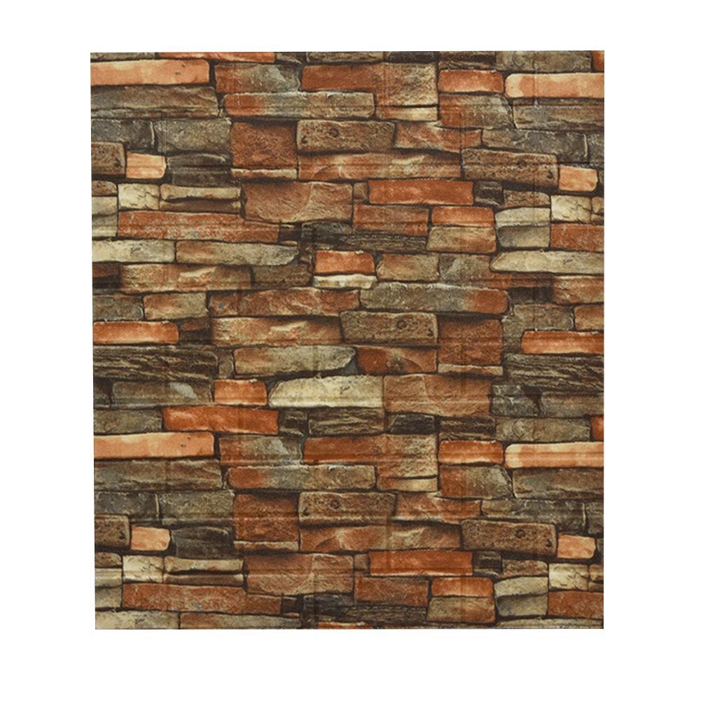 Foam Retro Style Brick Pattern Wall Stickers Three... – Vicedeal
