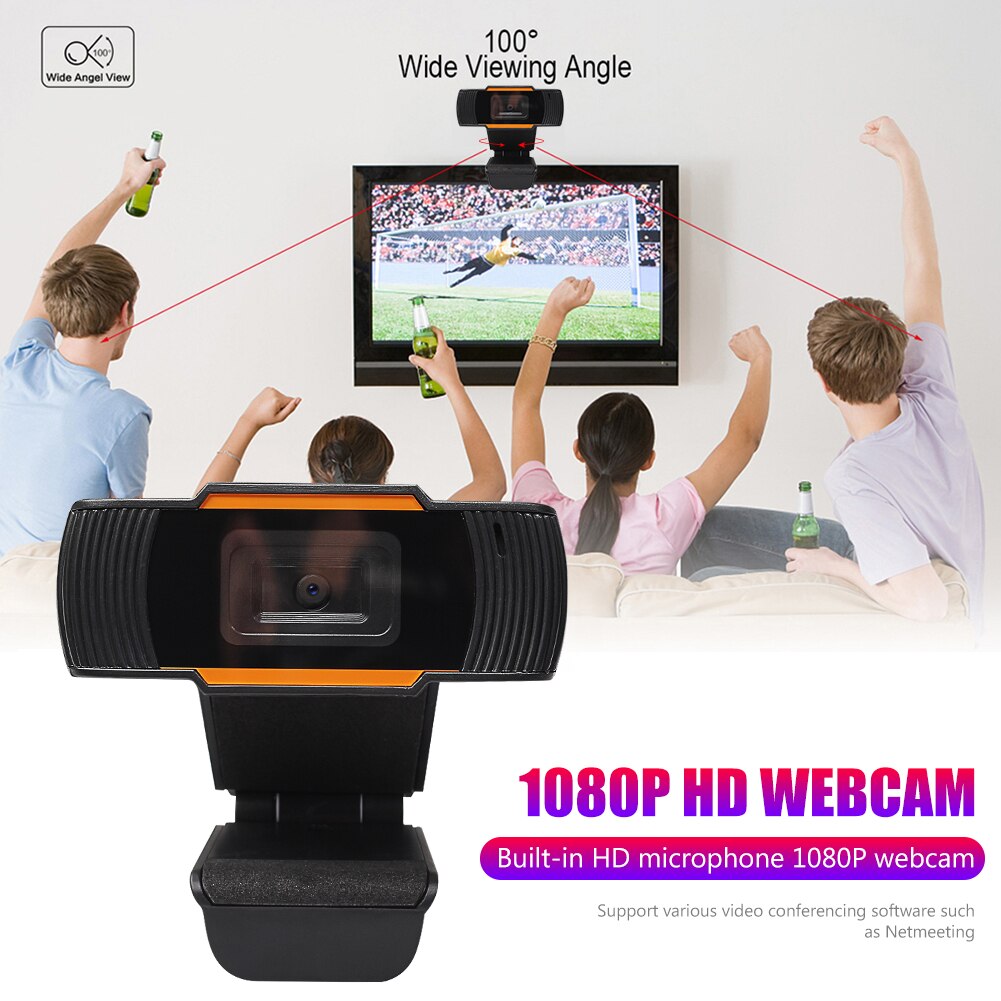 1080P HD Webcam with Built-in Microphone 1920x1080... – Grandado